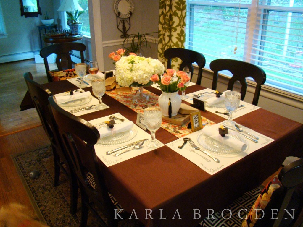 Graduation Tablescape – KarlaBrogden.com